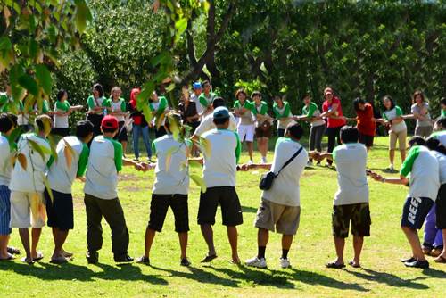 Bali Students Team Building Activities Toya Devasya Camp
